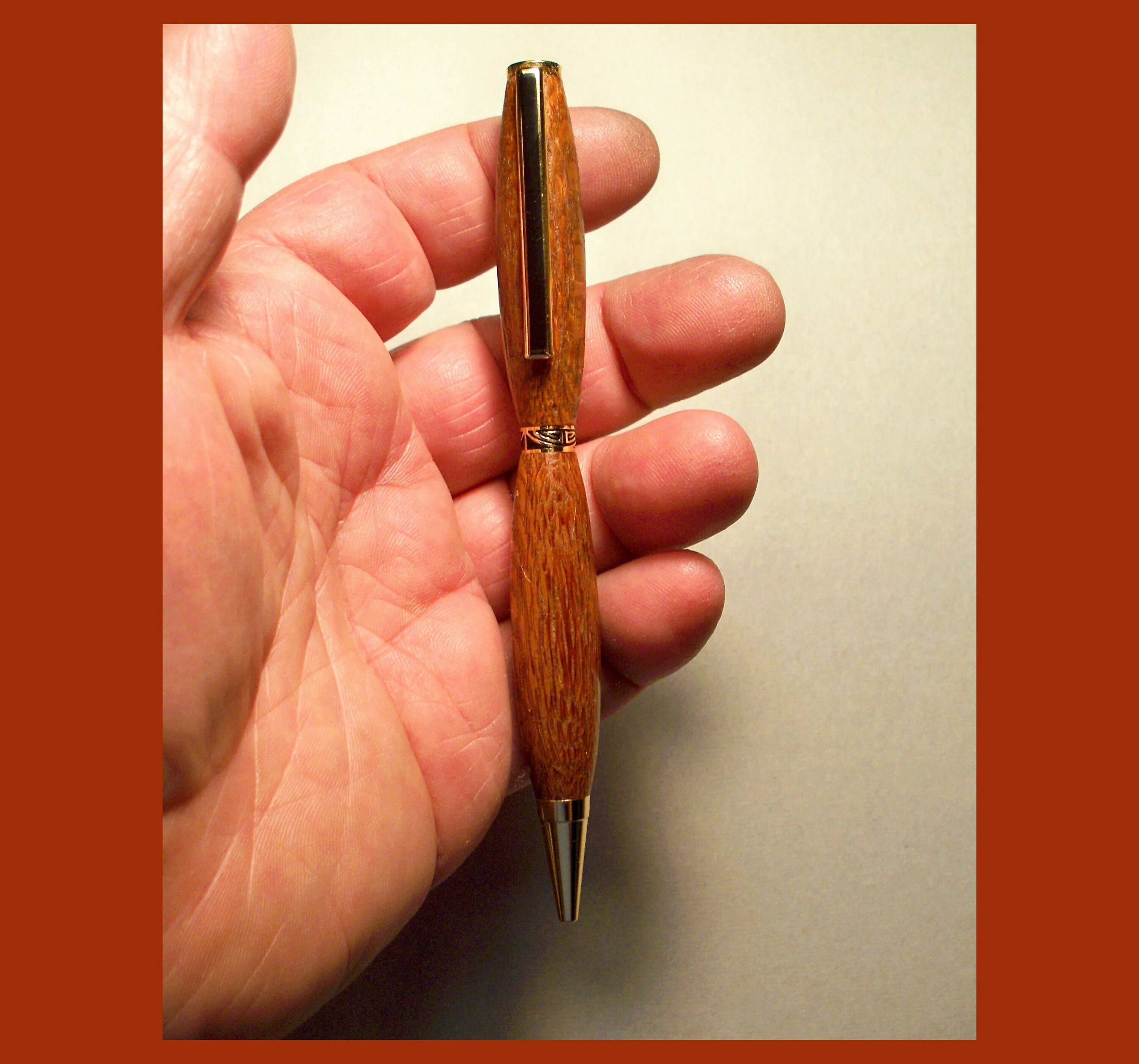 HAND LATHED PEN Tropical Lace Wood Custom Made One of A Kind Made in ...