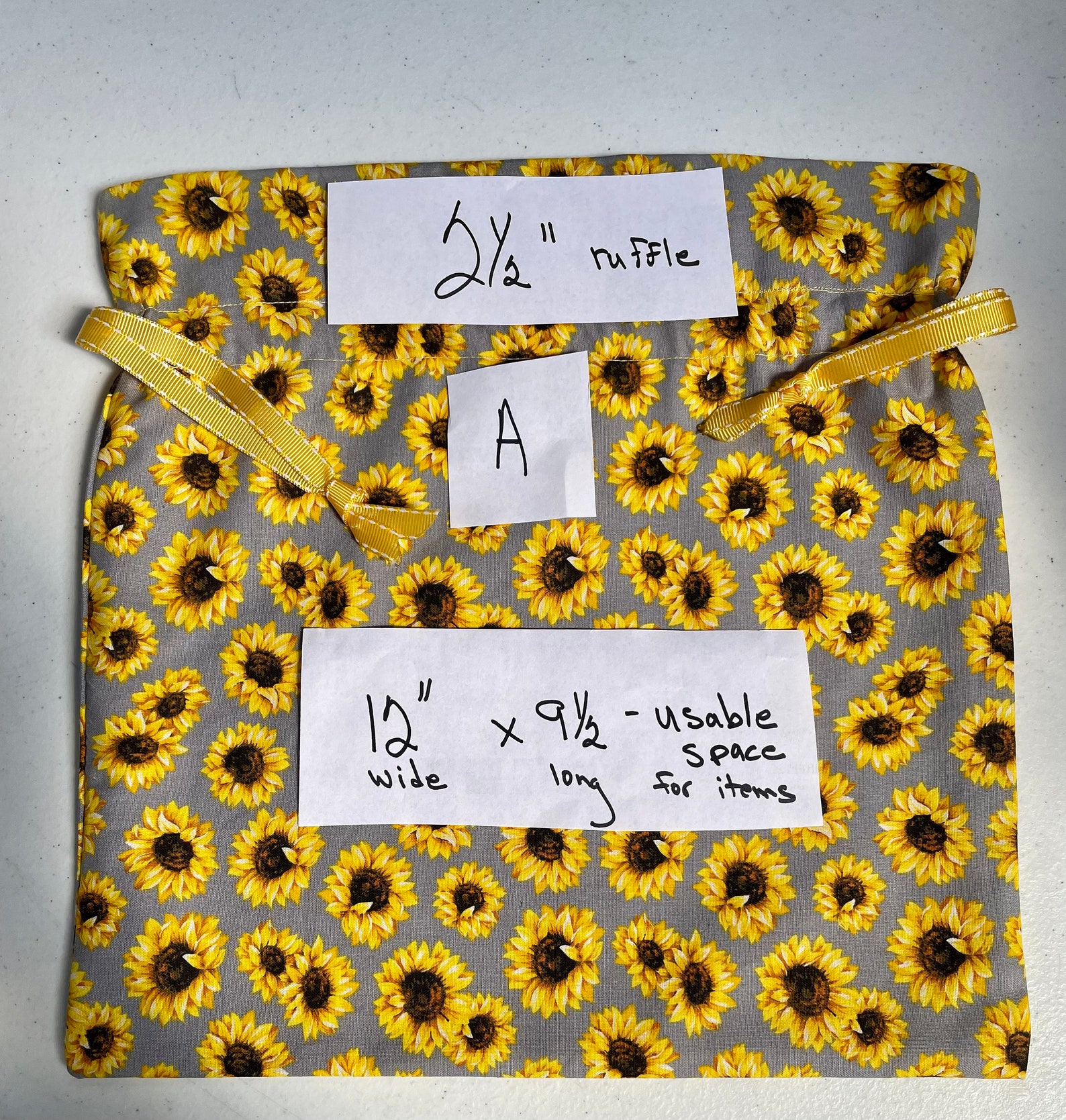 Glorious Sunflowers!! Versatile Reusable Fabric Bags Perfect for Gifts ...