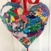 Tattered Heart Mobile,heart String, Perfect for Baby Shower or Nursery ...