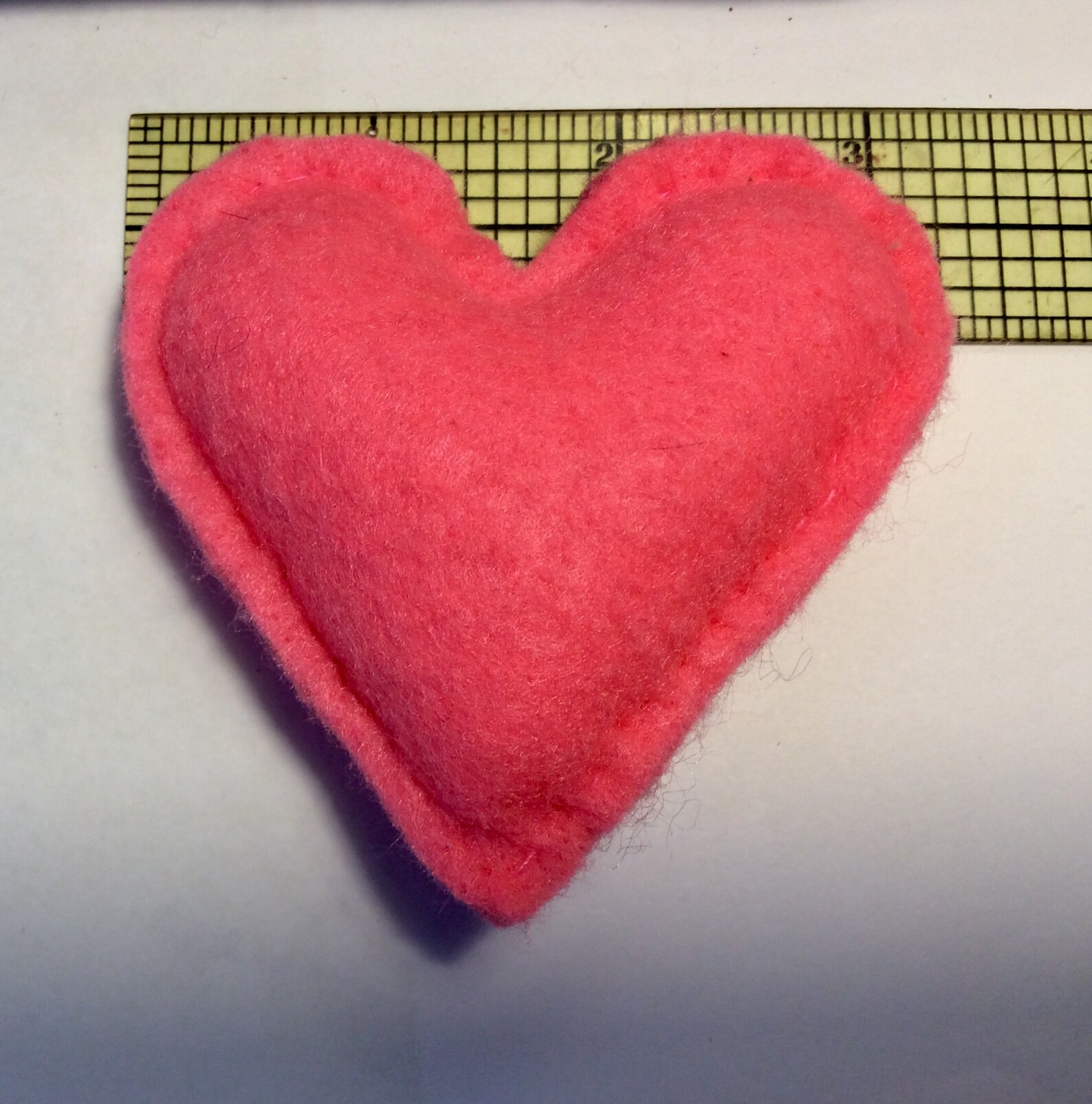Pair of Pink Heart Ornaments Cute for Easter Baskets Perfect | Etsy