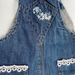 Fancy Lace and Denim Overalls for Baby Girl, Perfect for a Princess ...