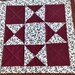 Hand Quilted Vintage Calico Table Runner, Centerpiece Mat, Retro ...