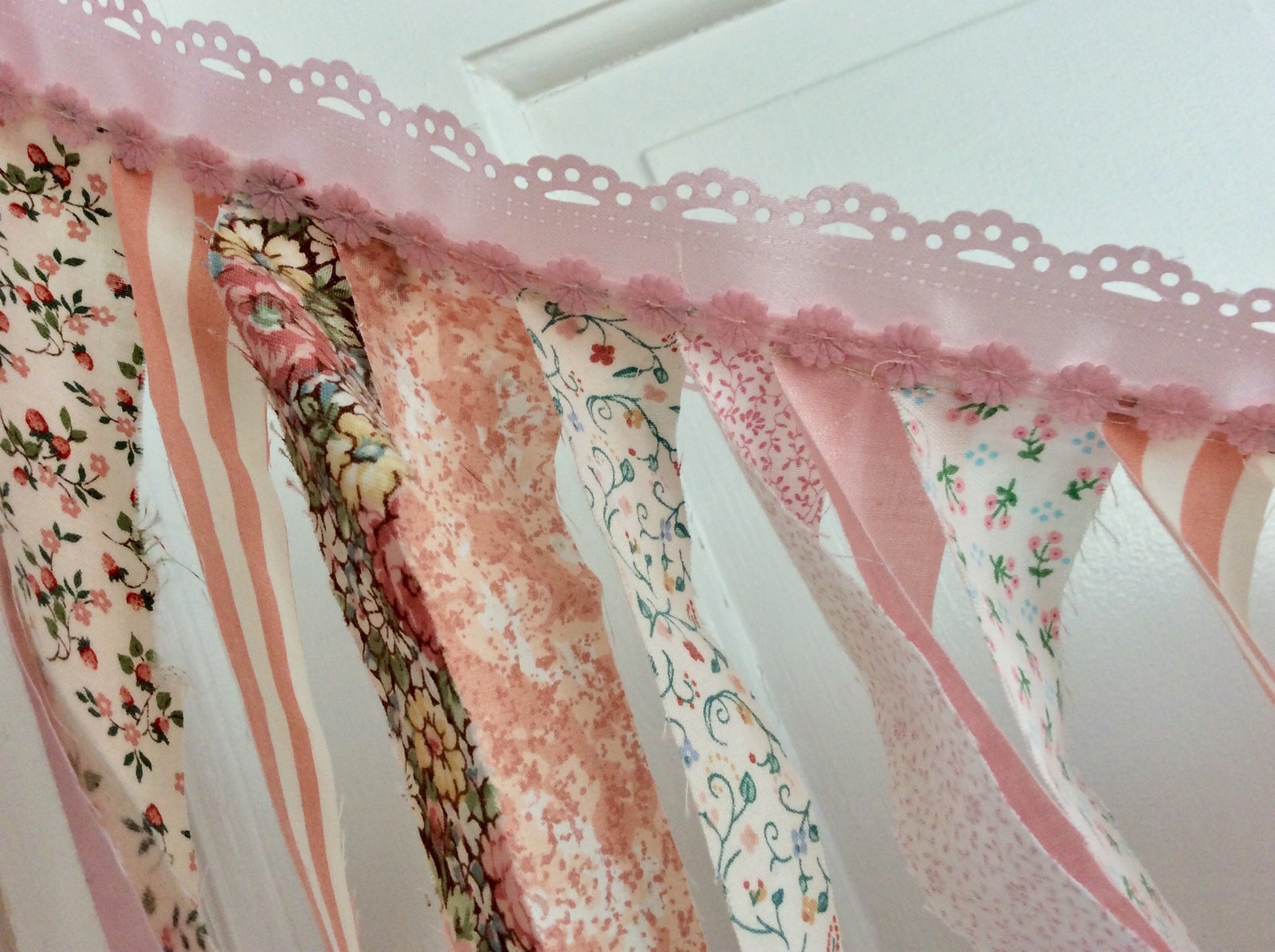 Beautiful Fabric Garland Spring Garland Easter Decor - Etsy