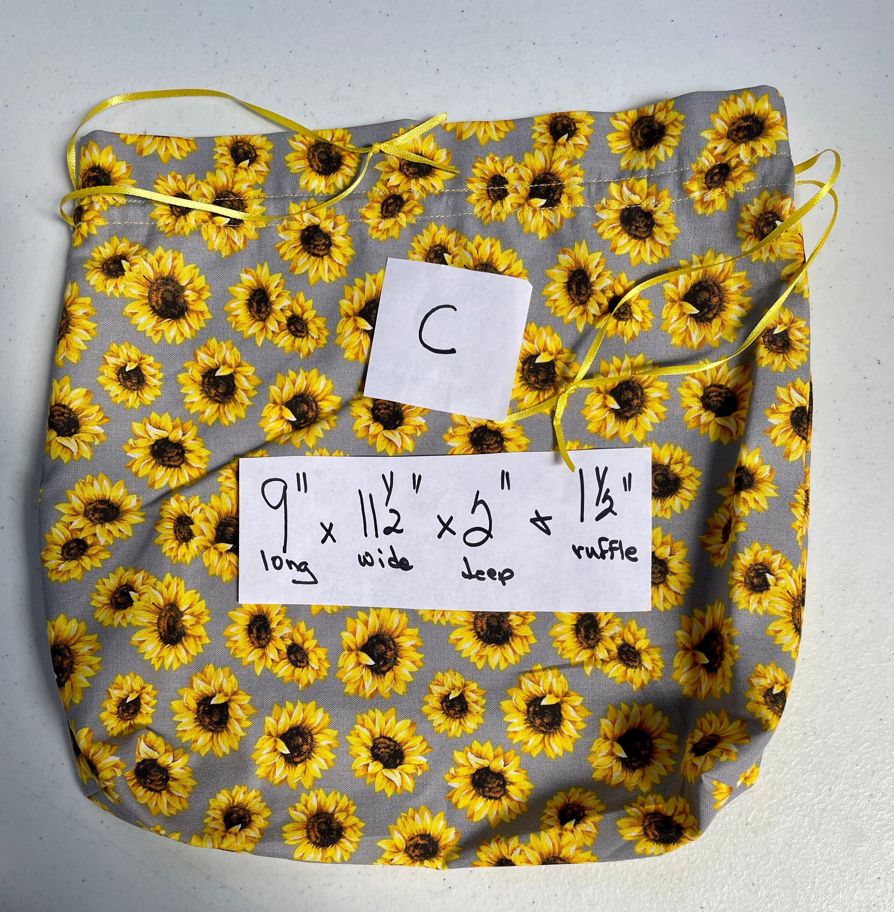 Glorious Sunflowers!! Versatile Reusable Fabric Bags Perfect for Gifts ...