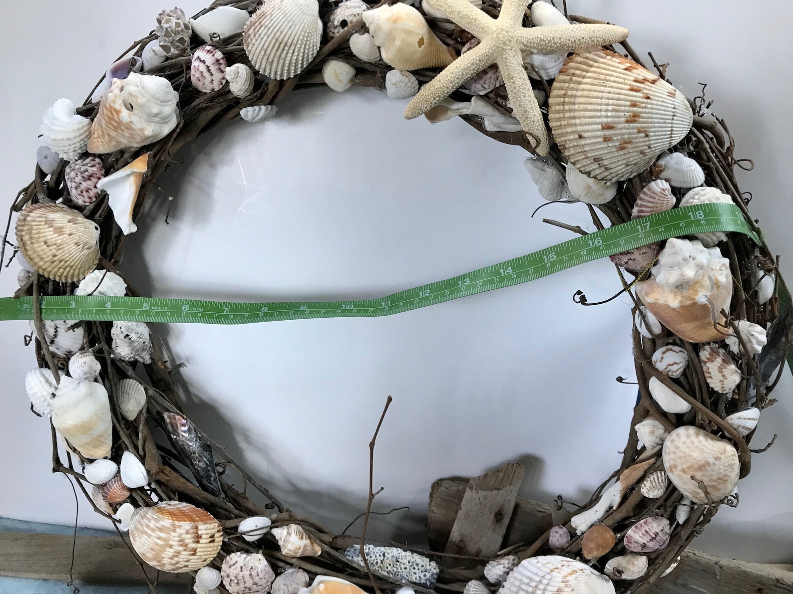 Handmade Seashell and Grapevine Wreath Natural Beauty for - Etsy