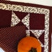 Hand Quilted Vintage Calico Table Runner, Centerpiece Mat, Retro ...