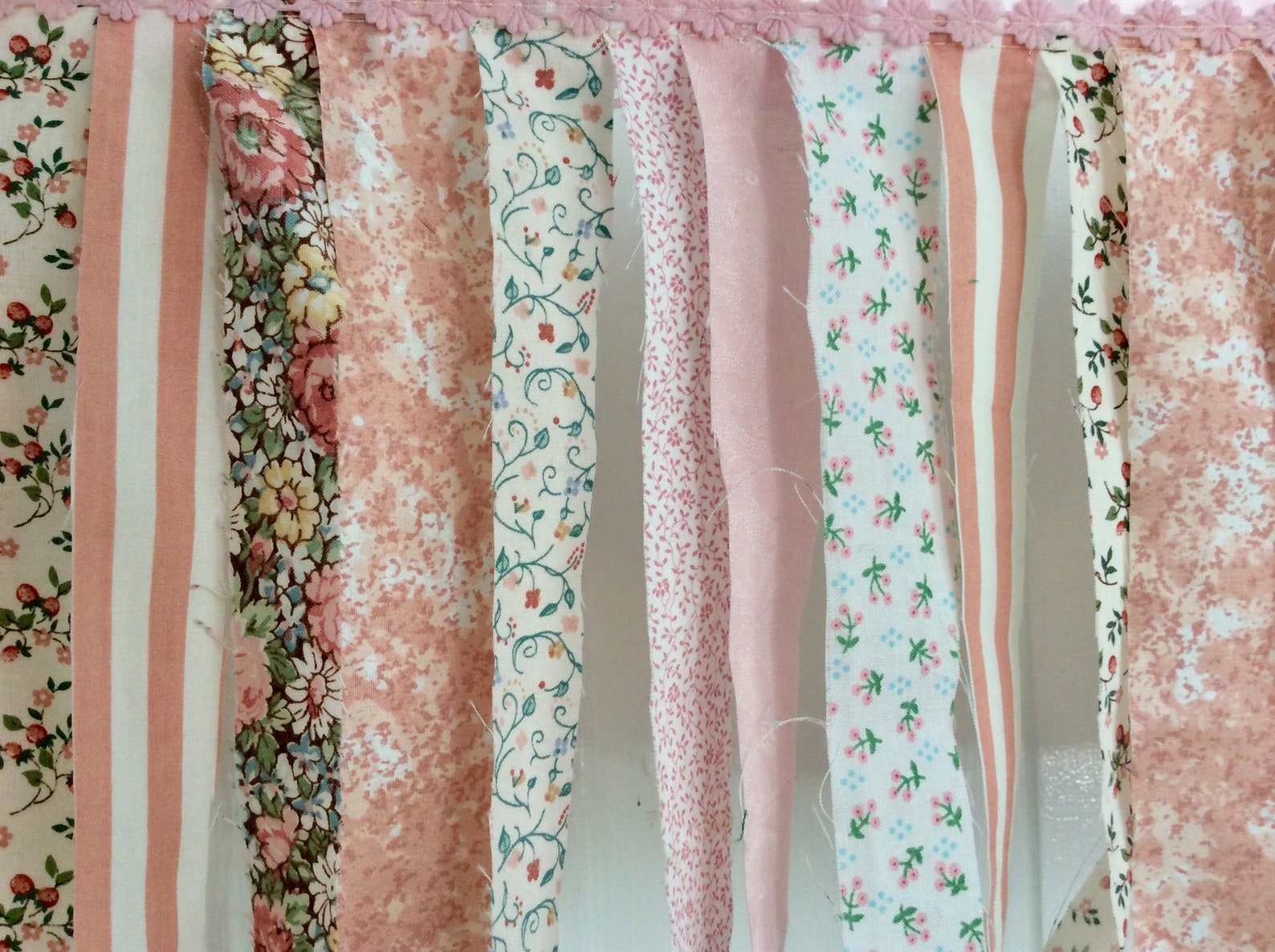 Beautiful Fabric Garland Spring Garland Easter Decor - Etsy