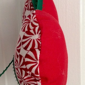 Peppermint Candy Door Hangers, Red, White, and Green Knob Hangers ...