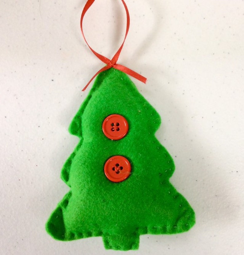 Handmade Felt Ornaments Rustic Ornaments Retro Christmas - Etsy