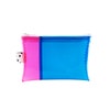 Blue & Pink Vinyl Pouch Neon Jelly Pouch PVC Pouch Plastic Zipper Pouch ...