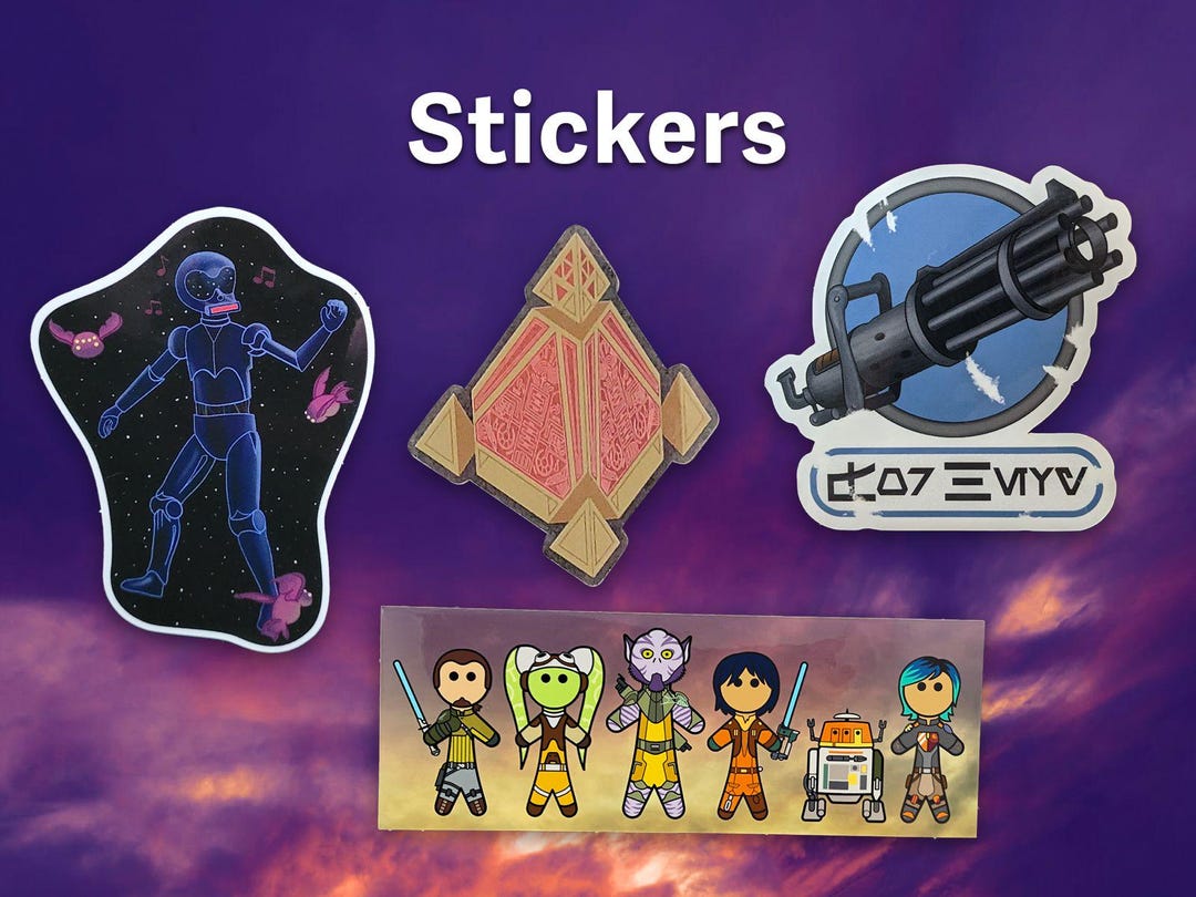 Stickers and Wristbands - the Clone Wars & Rebels Inspired - Bounty ...