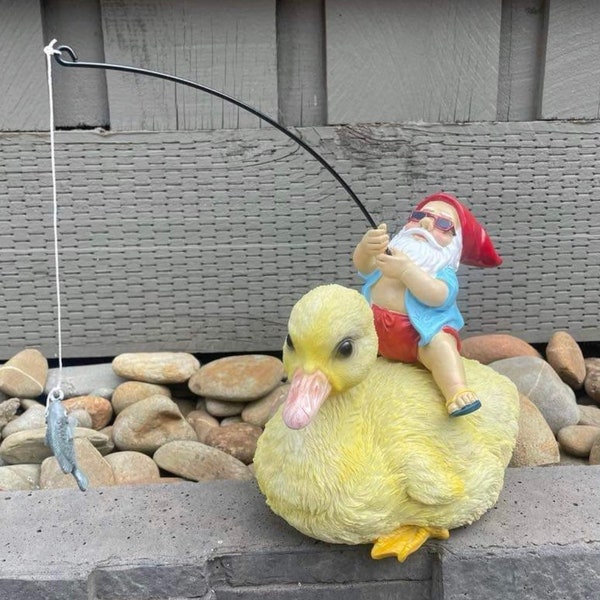 Fishing Gnome - Etsy