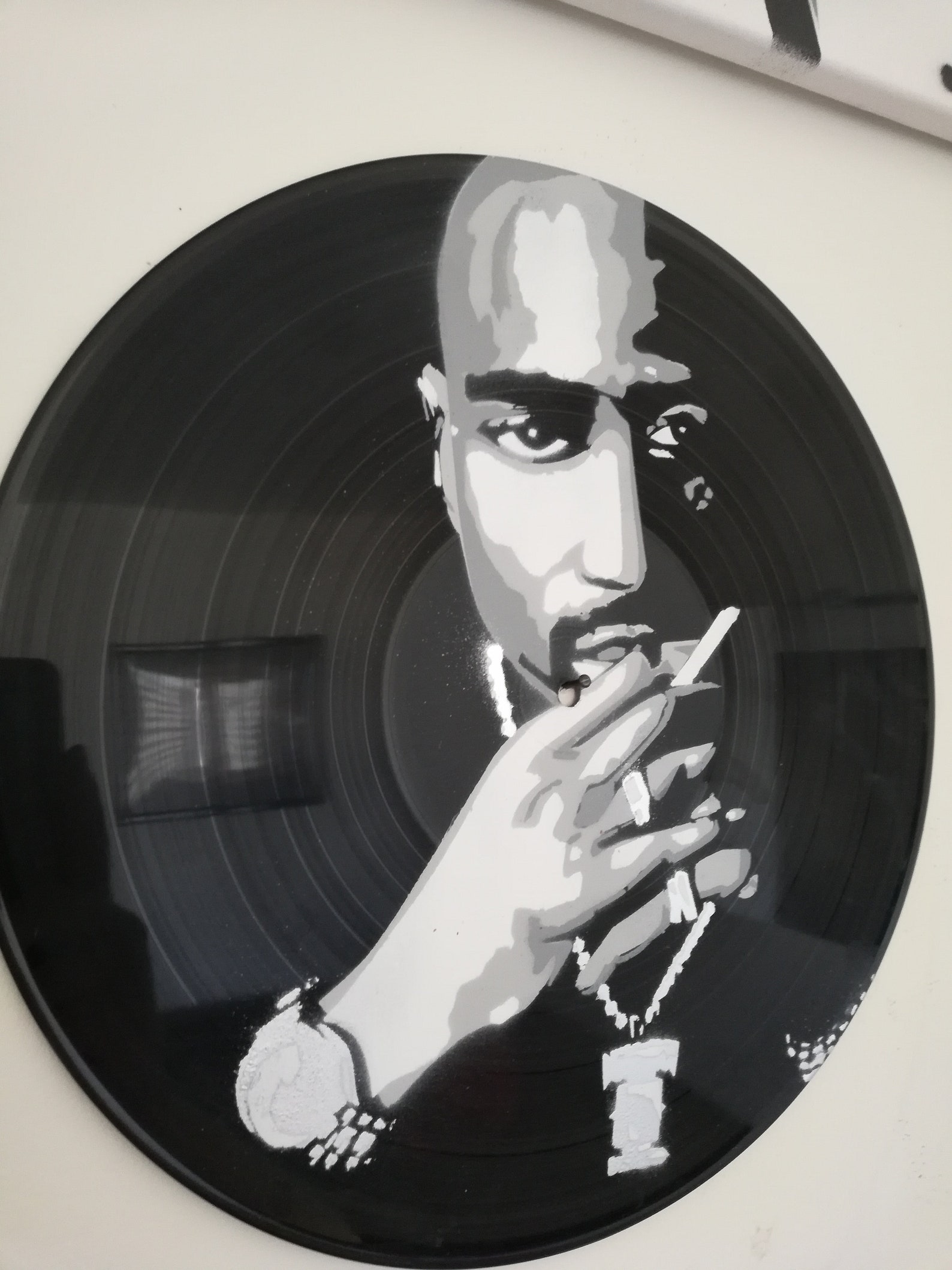 2PAC Tupac Shakur Vinyl 33t West Coast Paint Stencil Spray - Etsy