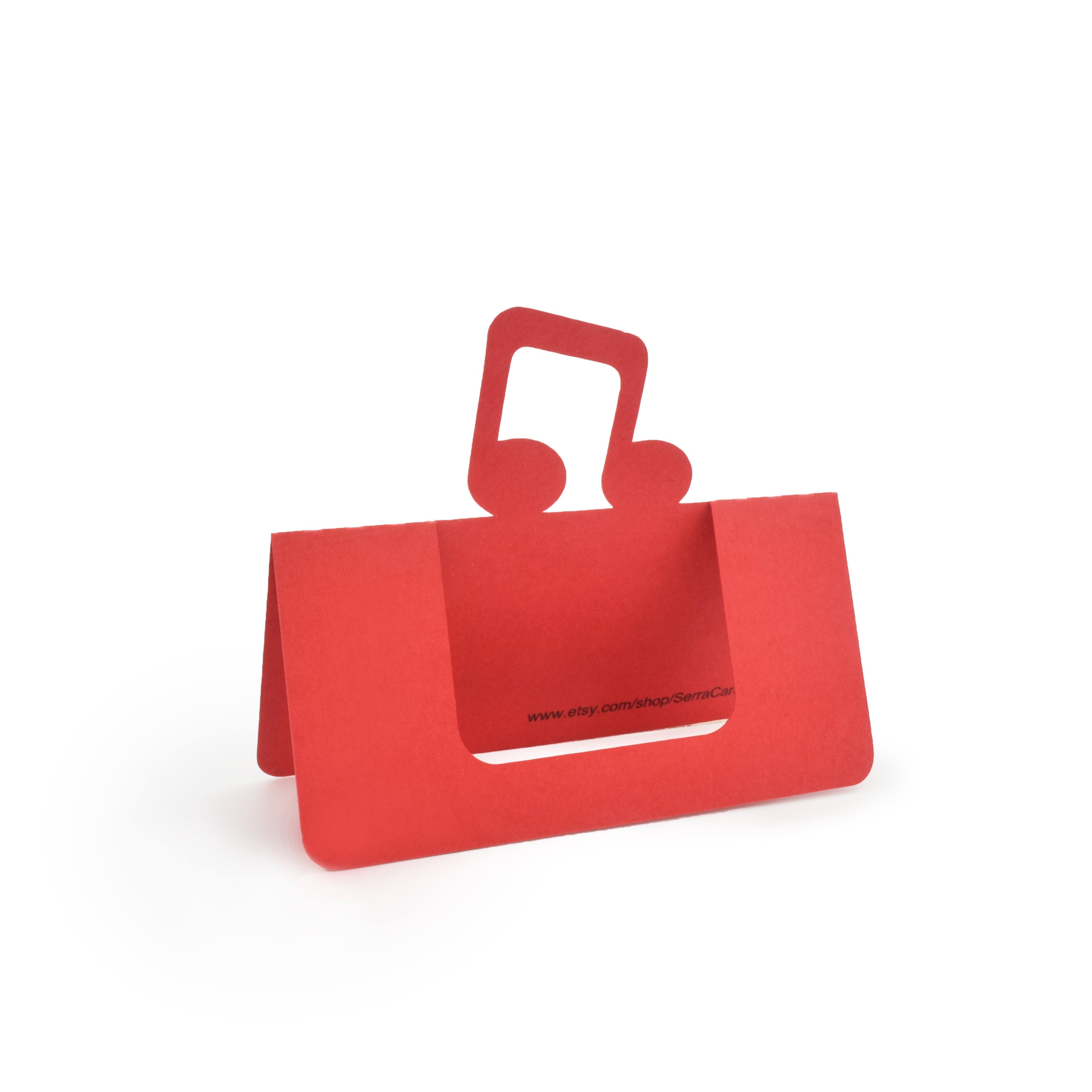 Musical Note Place Card, Musical Note Name Card, Wedding Place Card ...