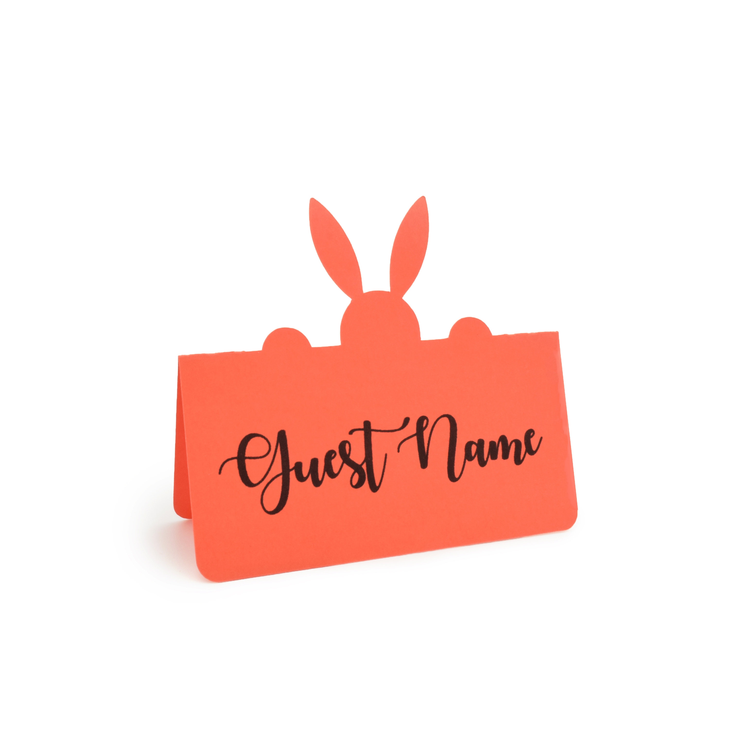 Bunny Place Card, Bunny Name Card, Easter Place Card, Guest Name Card ...