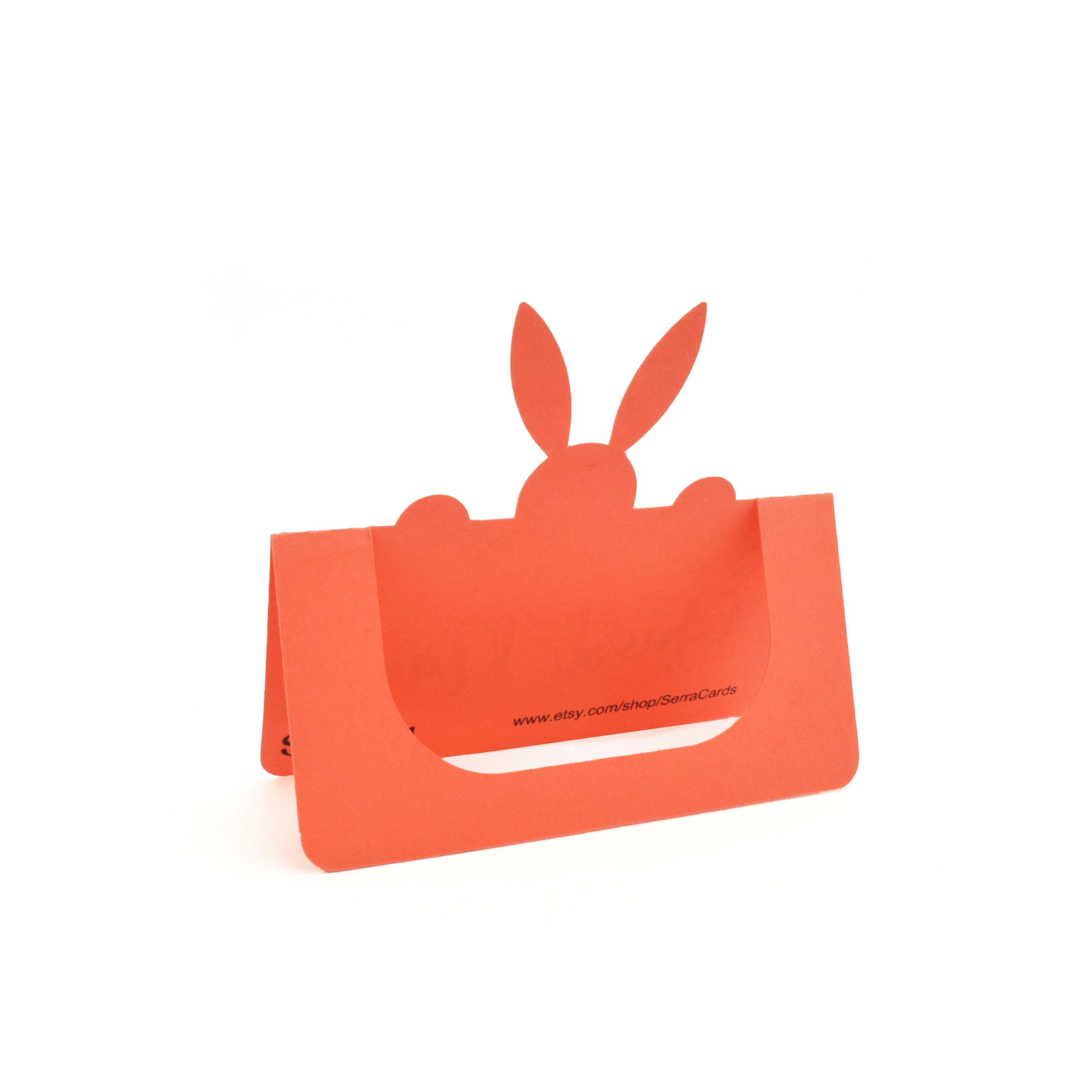 Bunny Place Card, Bunny Name Card, Easter Place Card, Guest Name Card ...