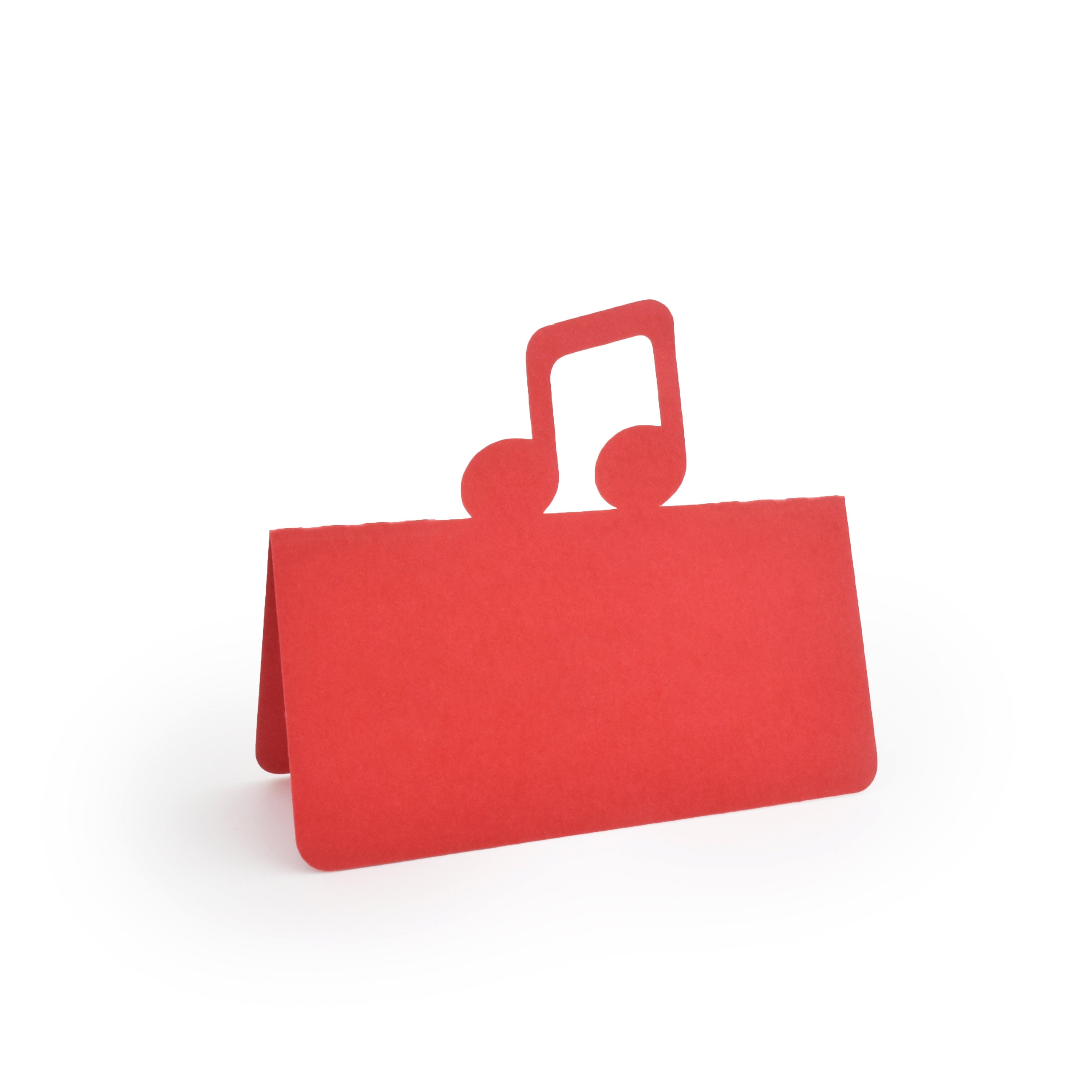 Musical Note Place Card, Musical Note Name Card, Wedding Place Card ...