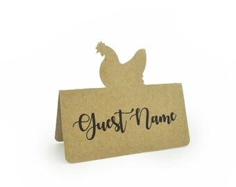 Chicken Place Card - Etsy