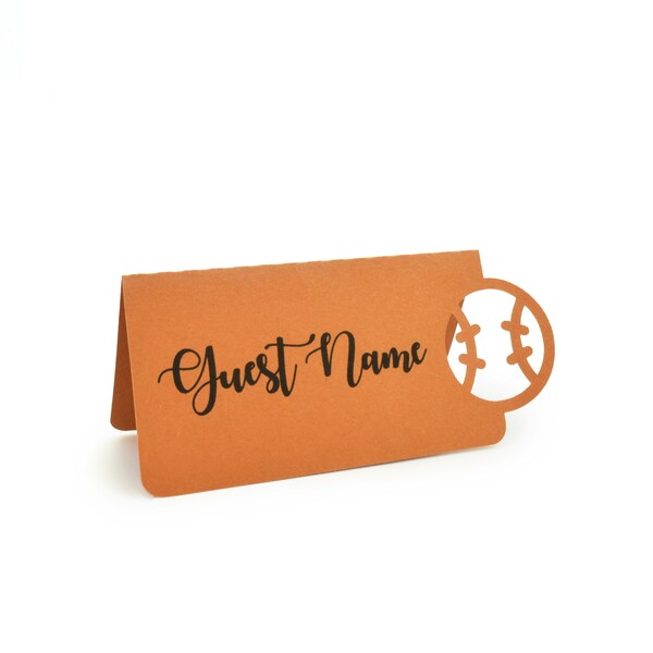 Baseball Place Card - Etsy
