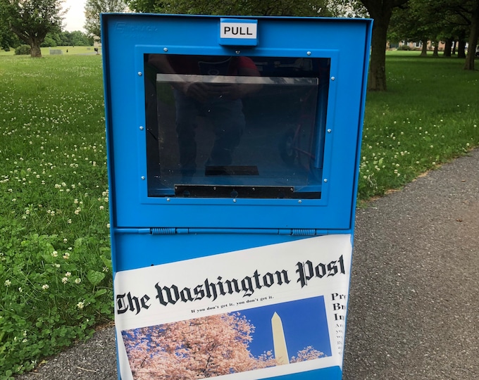 1970s Vintage the Star Washington, D.C. Newspaper Delivery Box - Etsy