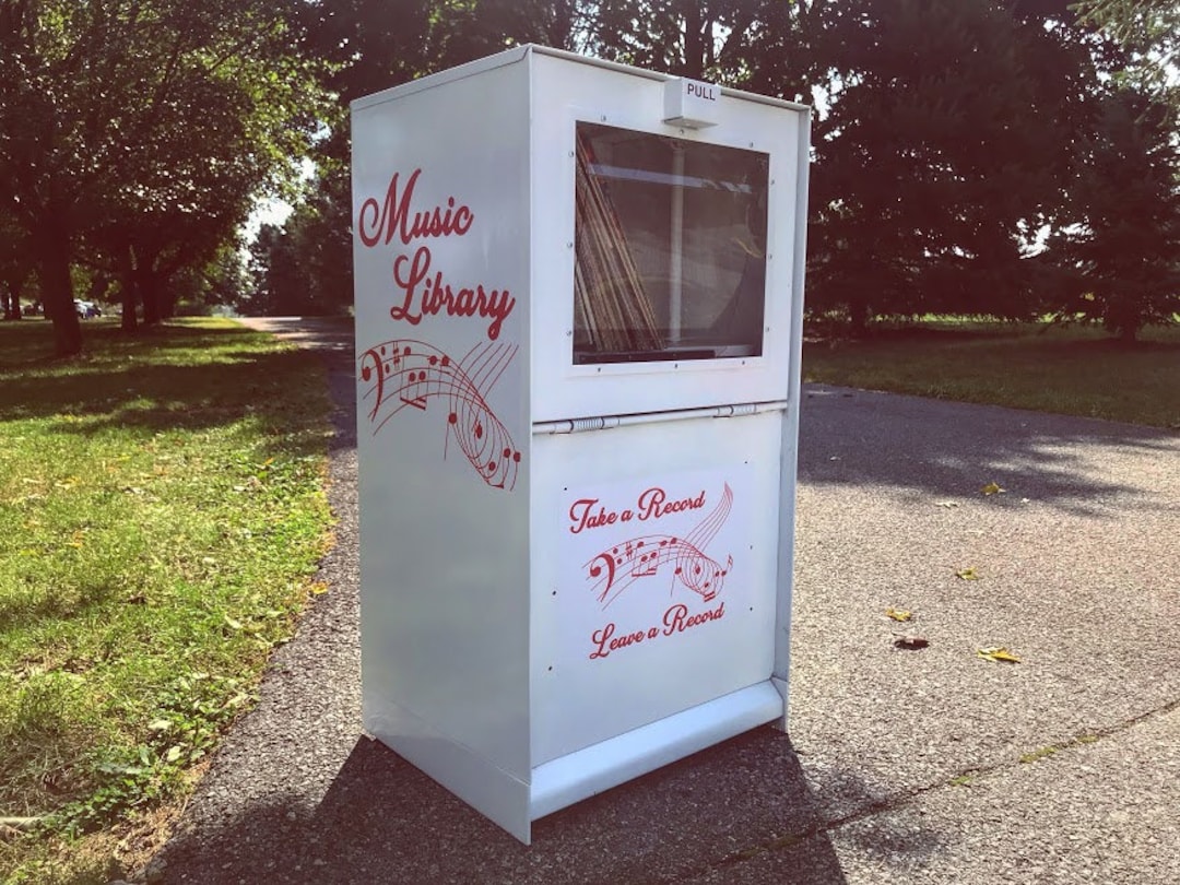 Music Library Newspaper Box - Etsy