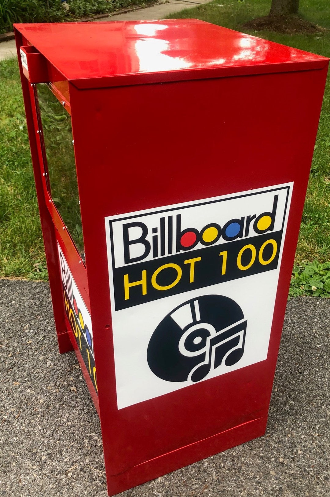 Billboard 100----- Library - Repurposed Newspaper Box - Etsy