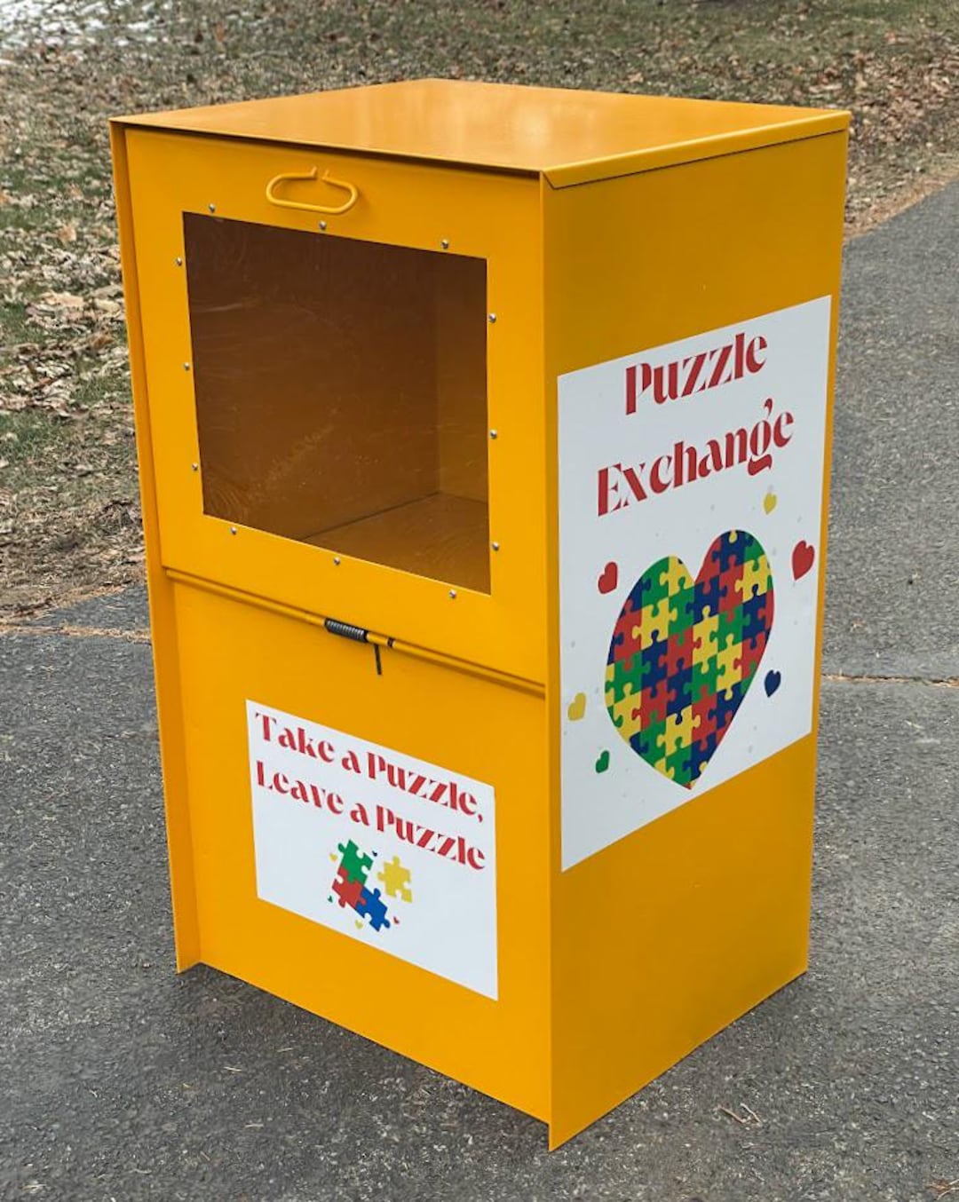 Puzzle Exchange Box – Yellow Community Swap Station (ships in 7 Days ...