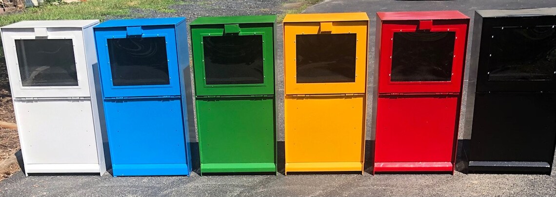Painted Newspaper Box lot of 10 choose From Our Stock - Etsy
