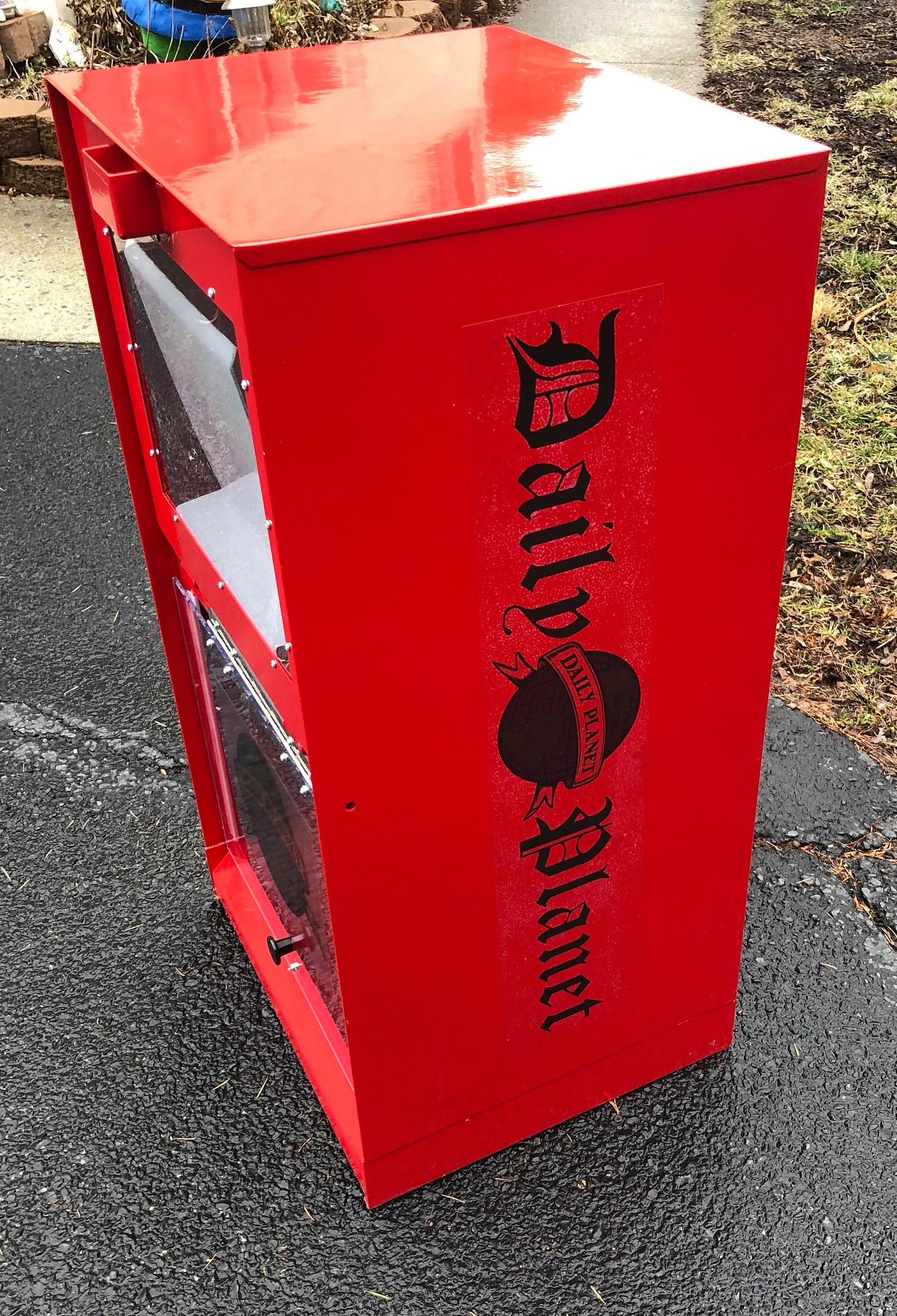 Daily Planet Newspaper Box Replica - Bottom Storage - Etsy