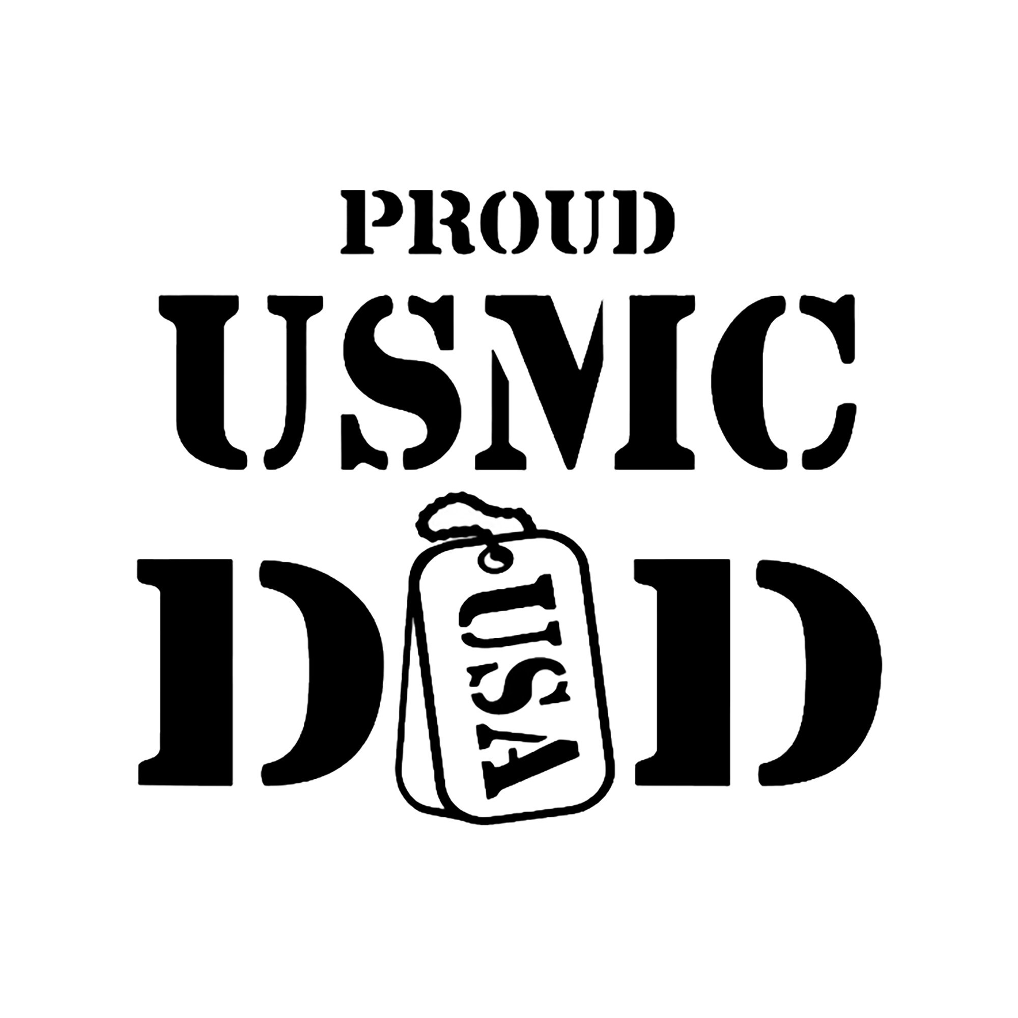 PROUD USMC DAD Decal | Etsy