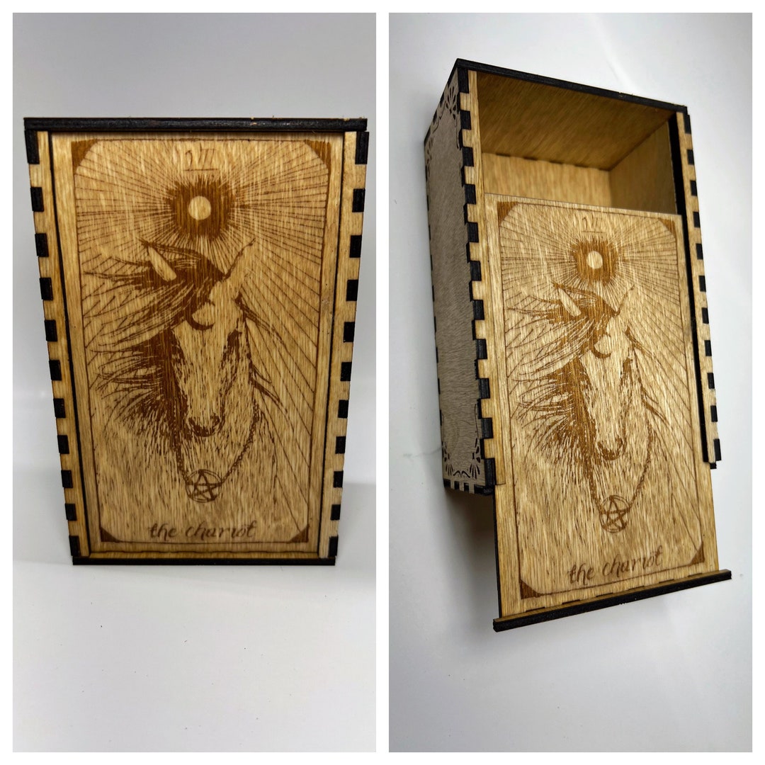 Digital Tarot Card Box Laser Cut File - Etsy