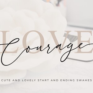 Blessed Love - Wedding Font, Beautiful Font, Cute Font, Branding Font ...