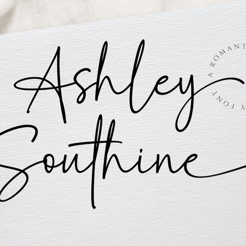 Calligraphy Font - Etsy