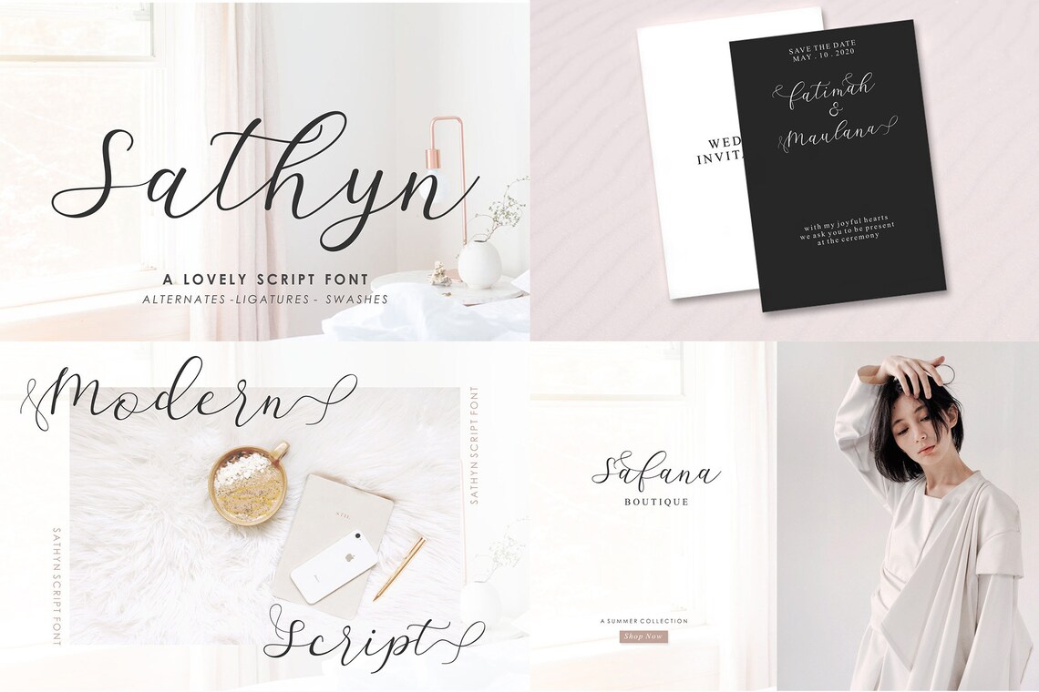 Handwritten Font Bundle Best Font Collection Digital Font - Etsy