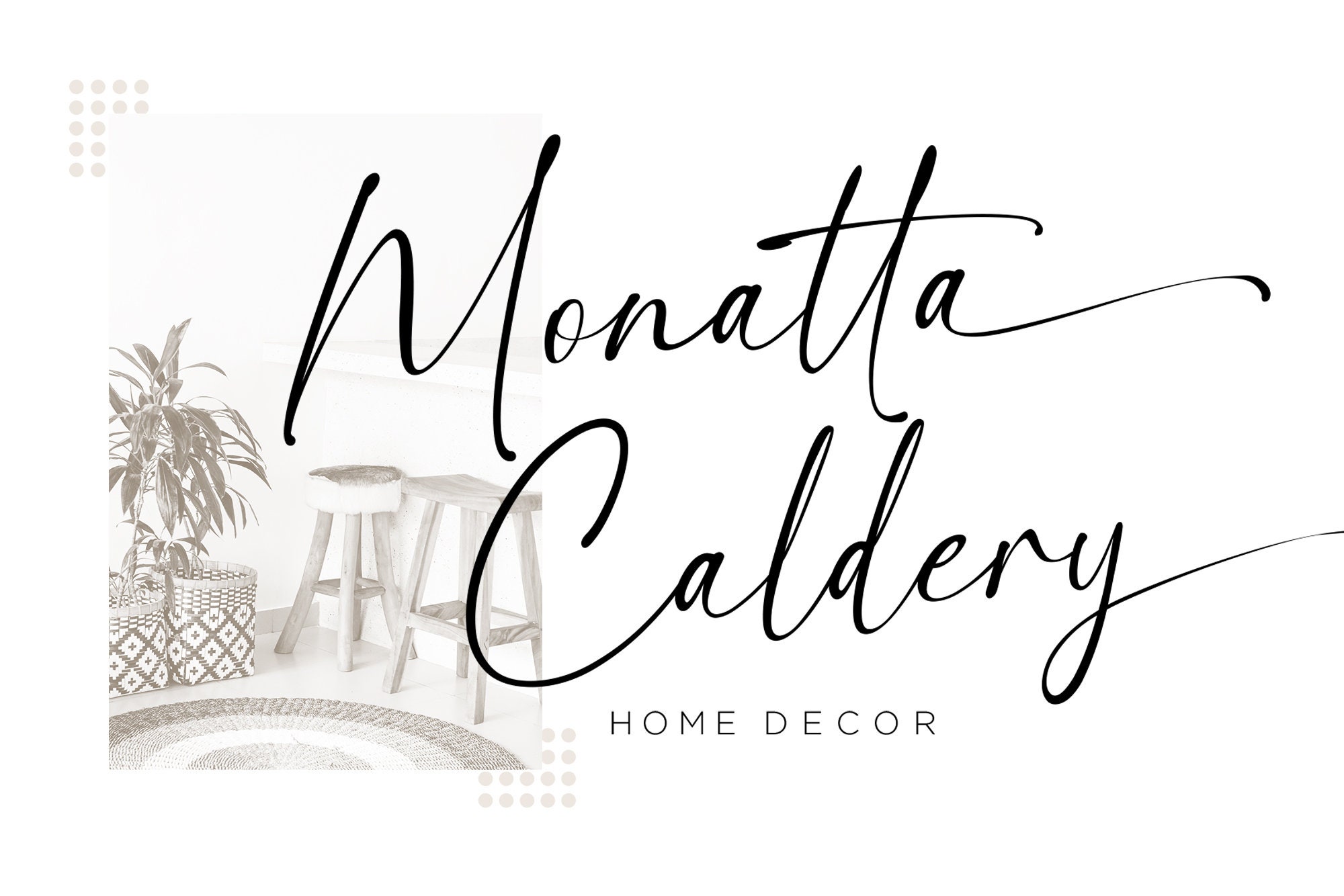 Modern Calligraphy Handwritten Script Wedding Font Branding - Etsy