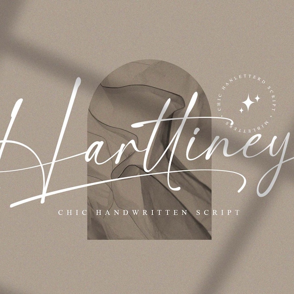 Fashion Script Font Handwritten Font Modern Calligraphy - Etsy