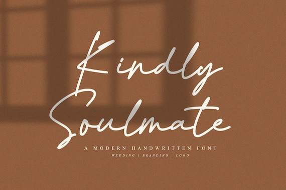 Single Line Font Silhouette Font Cute Font Monoline Font | Etsy