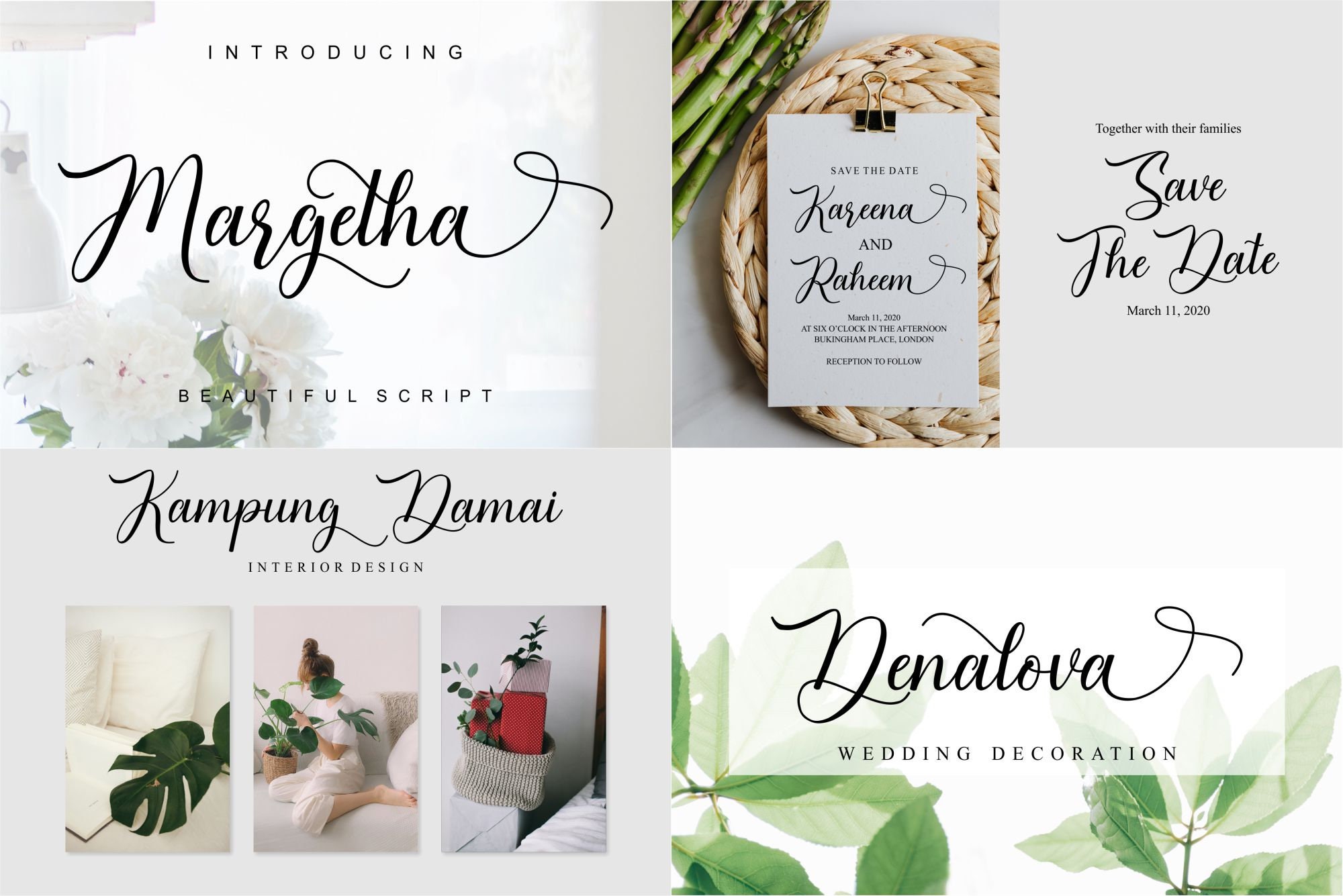 Calligraphy Font Bundle Cricut Font Canva Font Branding - Etsy