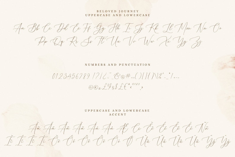 Wedding Font Calligraphy Font Canva Font Corjl Font | Etsy