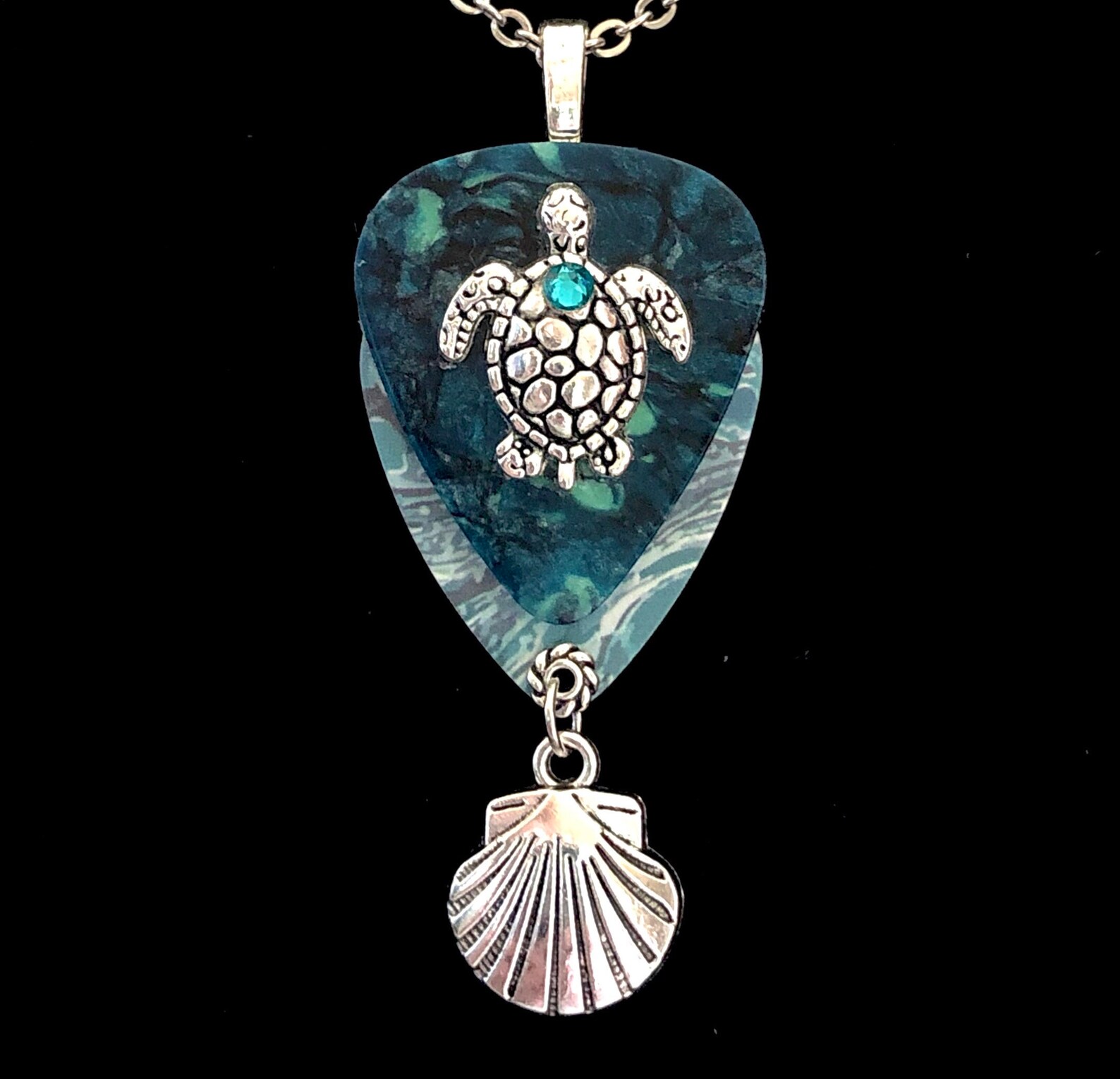 Sea Turtle Pendant | Etsy