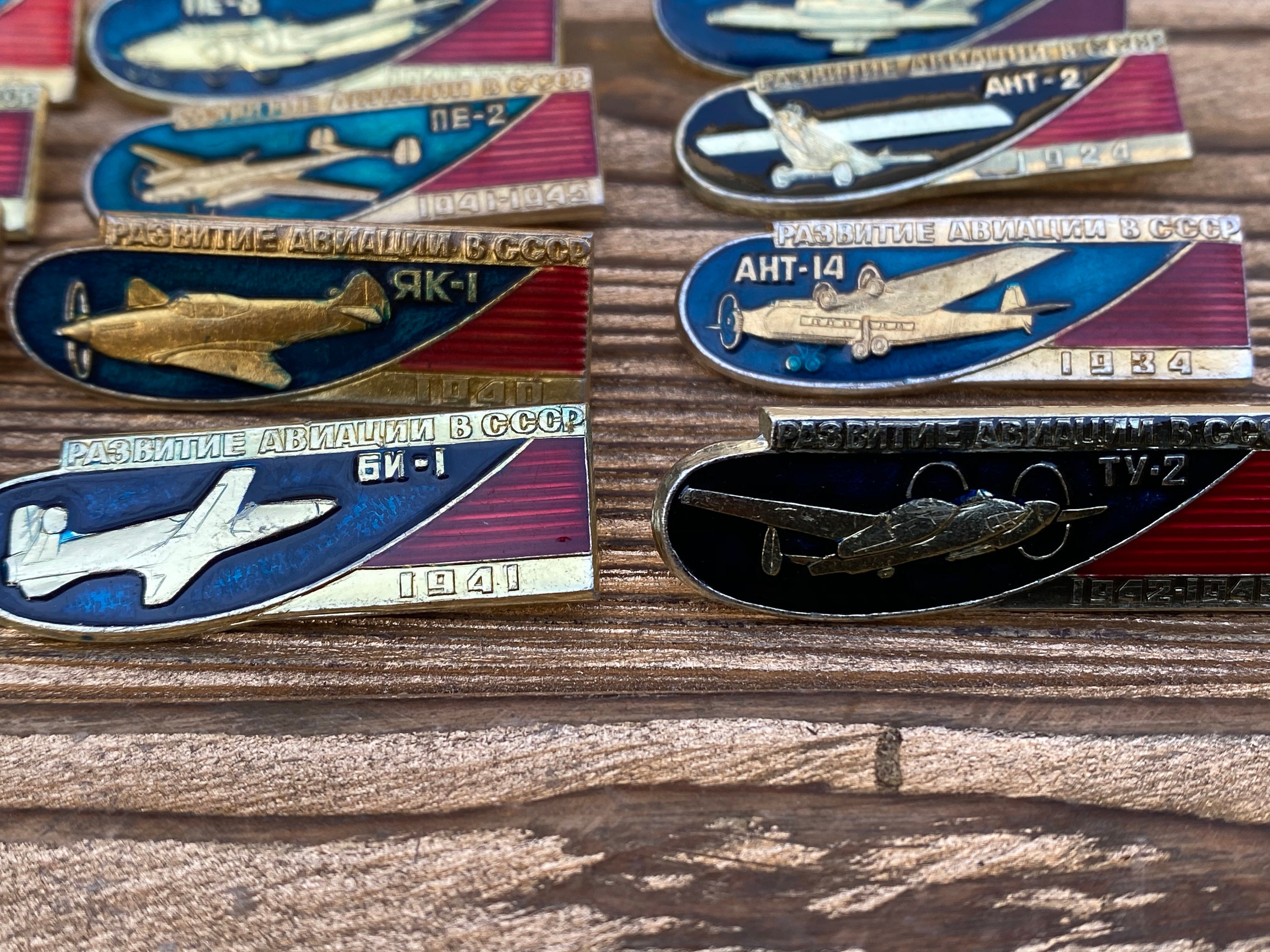 Soviet Plane Badges Airplane Pins Aircraft - Etsy