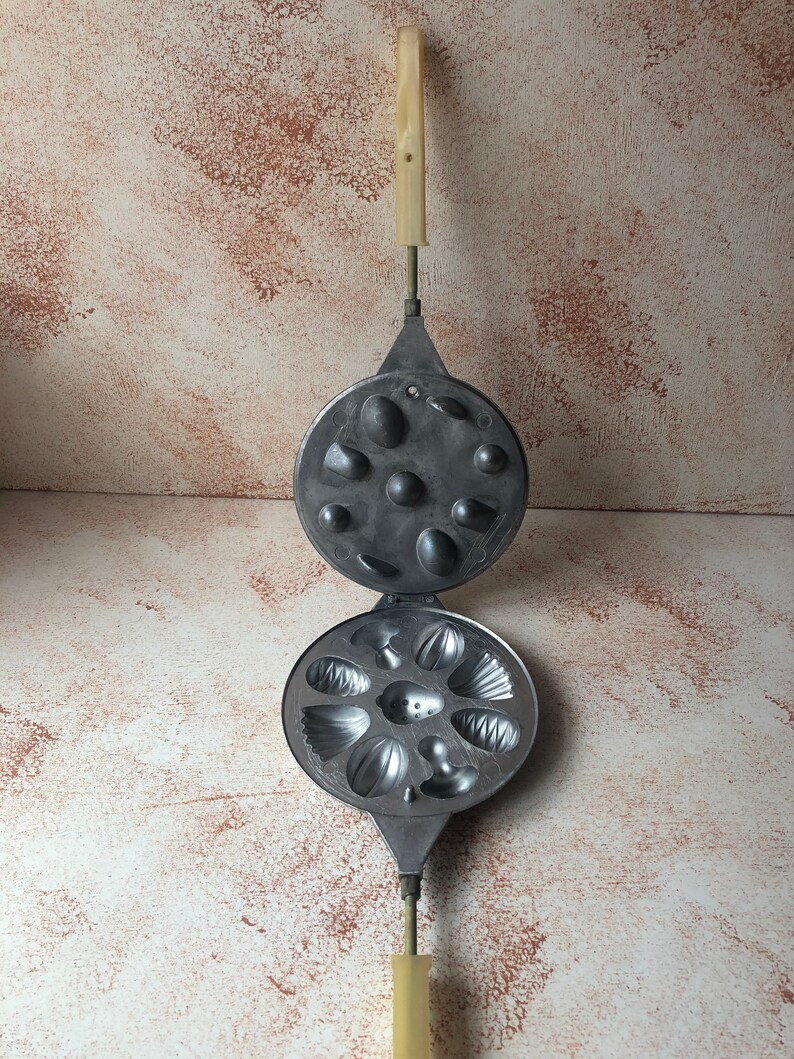 Soviet Nuts Cookies Maker - Vintage Nut Molds - Cookie Press - Home ...