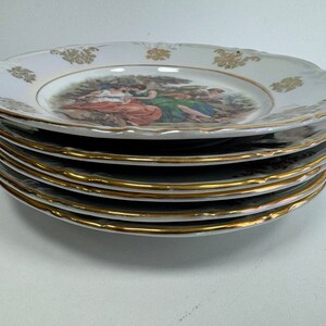 New Vintage Porcelain Dessert Plates Madonna GDR - Etsy