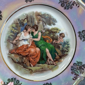 New Vintage Porcelain Dessert Plates Madonna GDR - Etsy