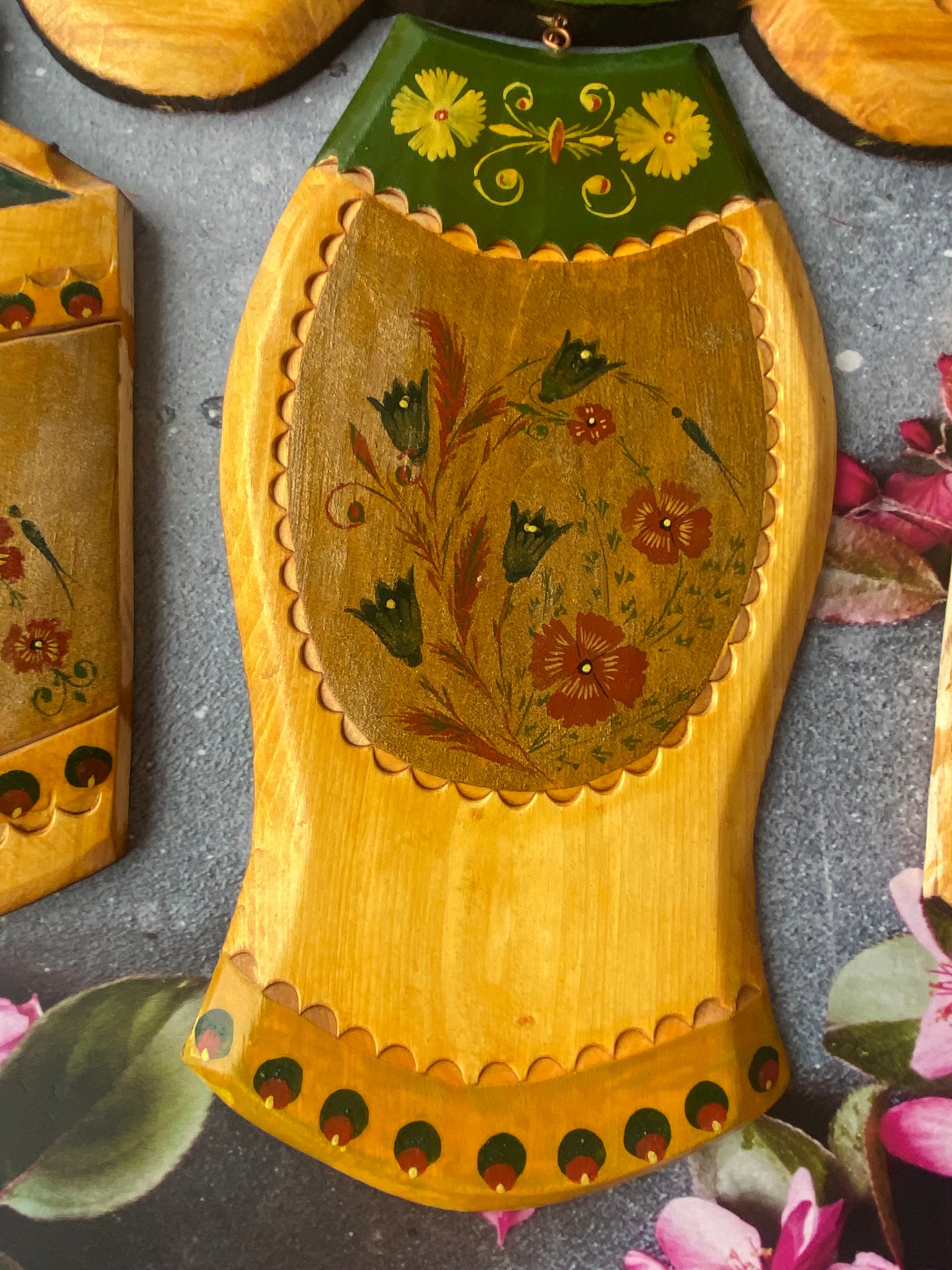 Soviet Wooden Decor Russian Girl in National Costume Wall | Etsy