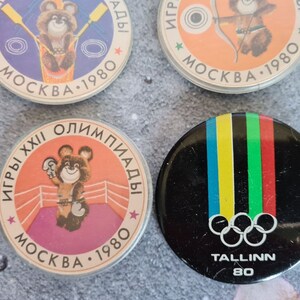 Soviet Badges 12 Pins Olympic Bears Olympia 80 - Etsy