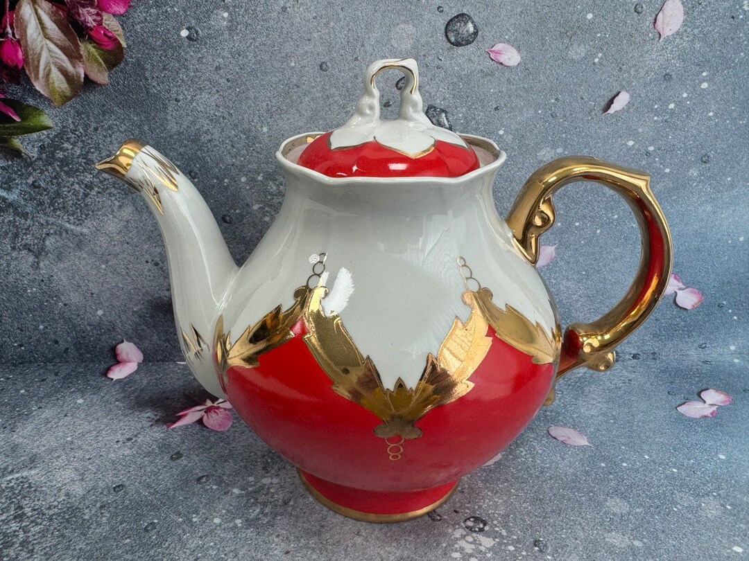 Soviet Tea Pot Bud - Baranovka Factory - BUTON - Gilding - Made in USSR ...