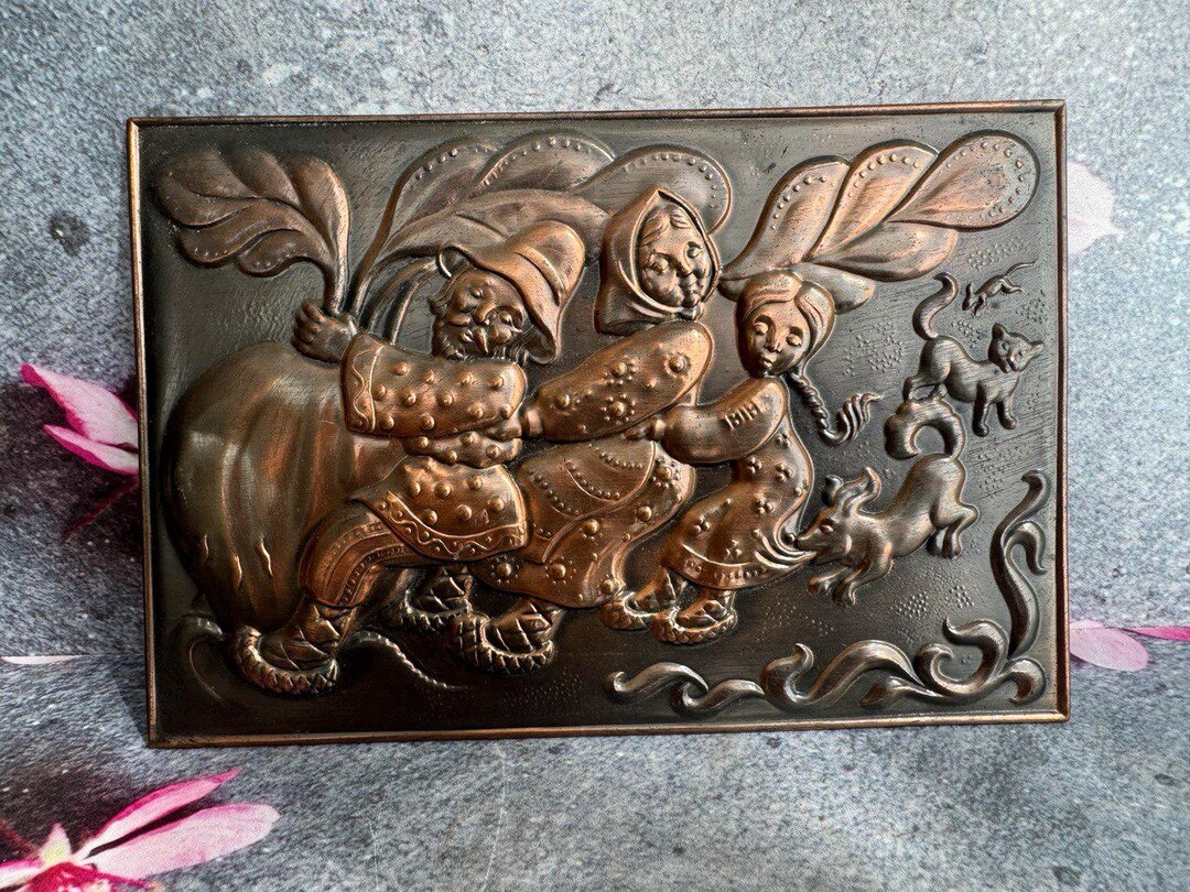 Soviet Copper Picture - Coinage "the Turnip" - Wall Decor - Home Art ...