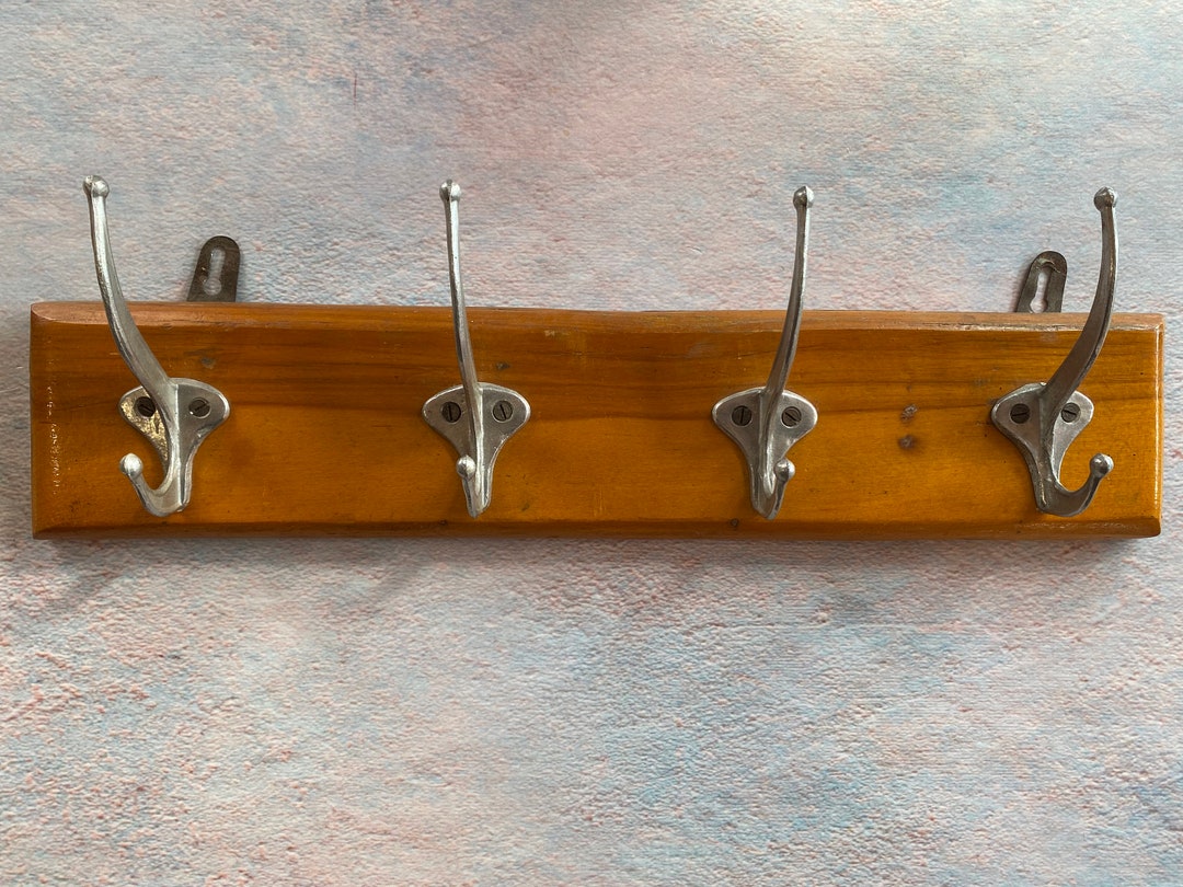 Soviet Hanger With 4 Hooks Wall Hooks Coat Rack Made in USSR - Etsy