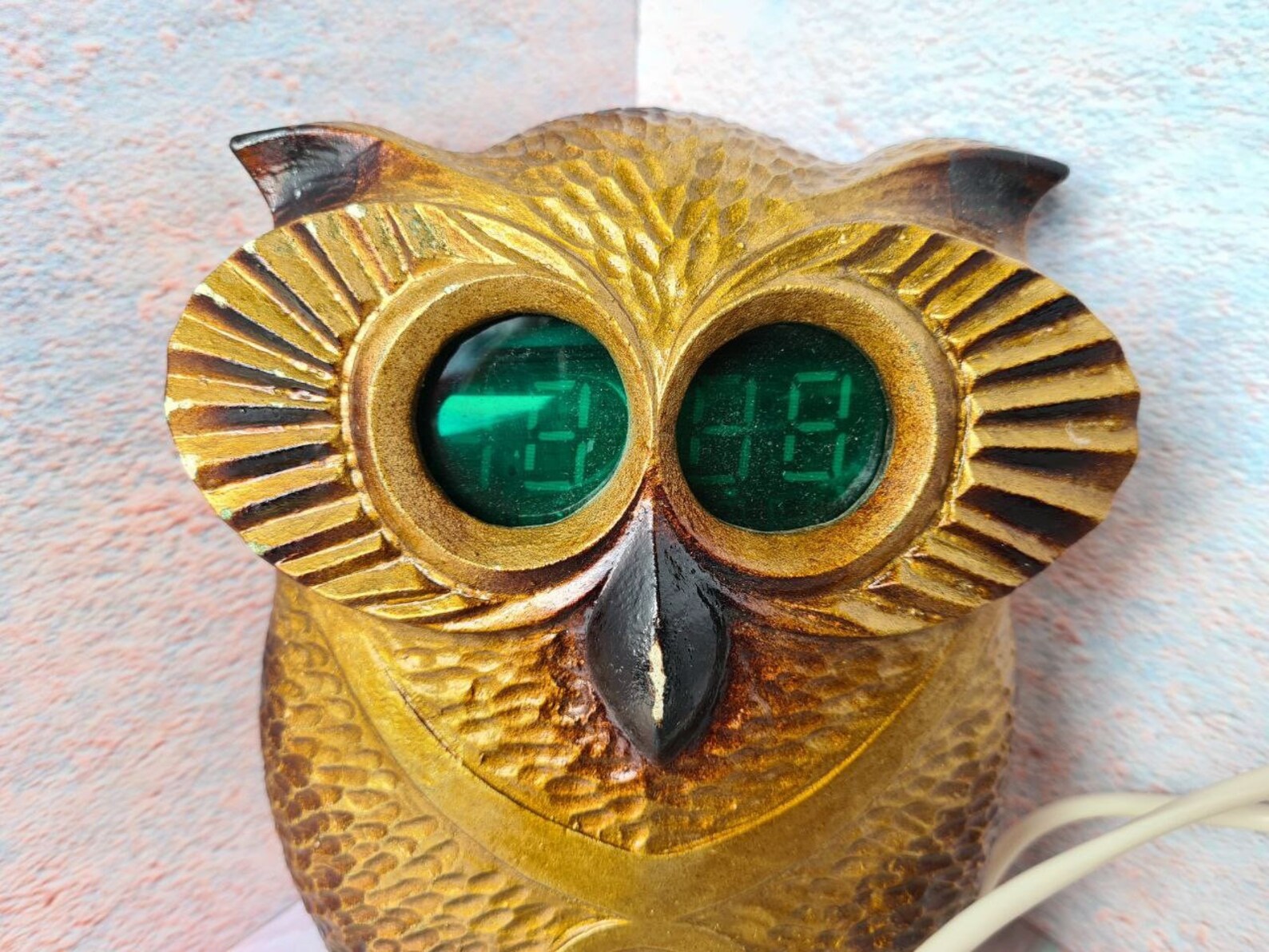 Soviet electronic watch owl decorative wall clock | Etsy